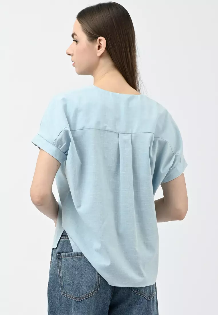 Buy Plain B. Collar Shirt 2026 Online | ZALORA