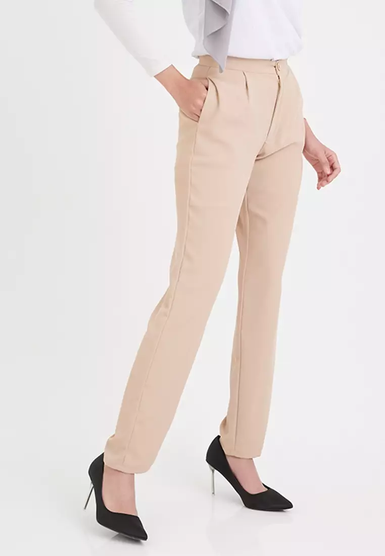 Buy Gene Martino Straight Cut Pants 2025 Online | ZALORA