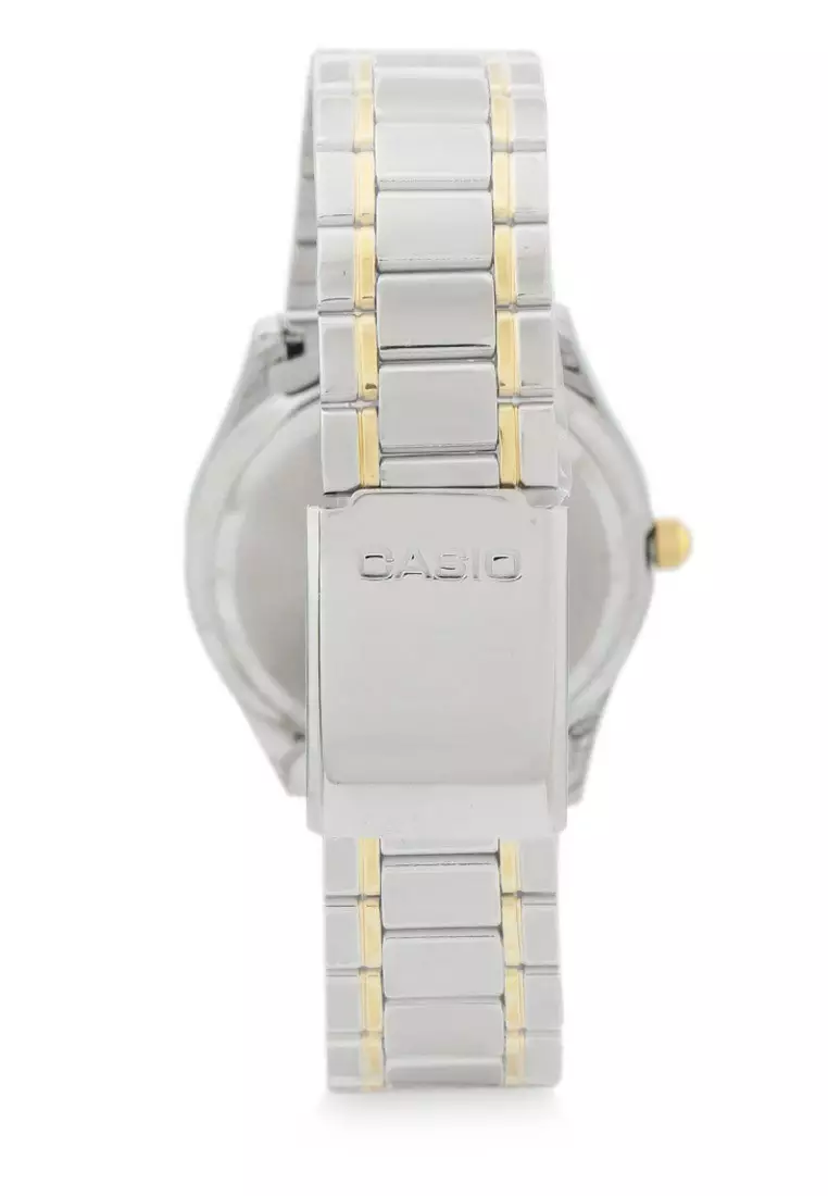 Jual Casio Casio Jam Tangan Pria - Silver Gold White - Stainless Steel ...