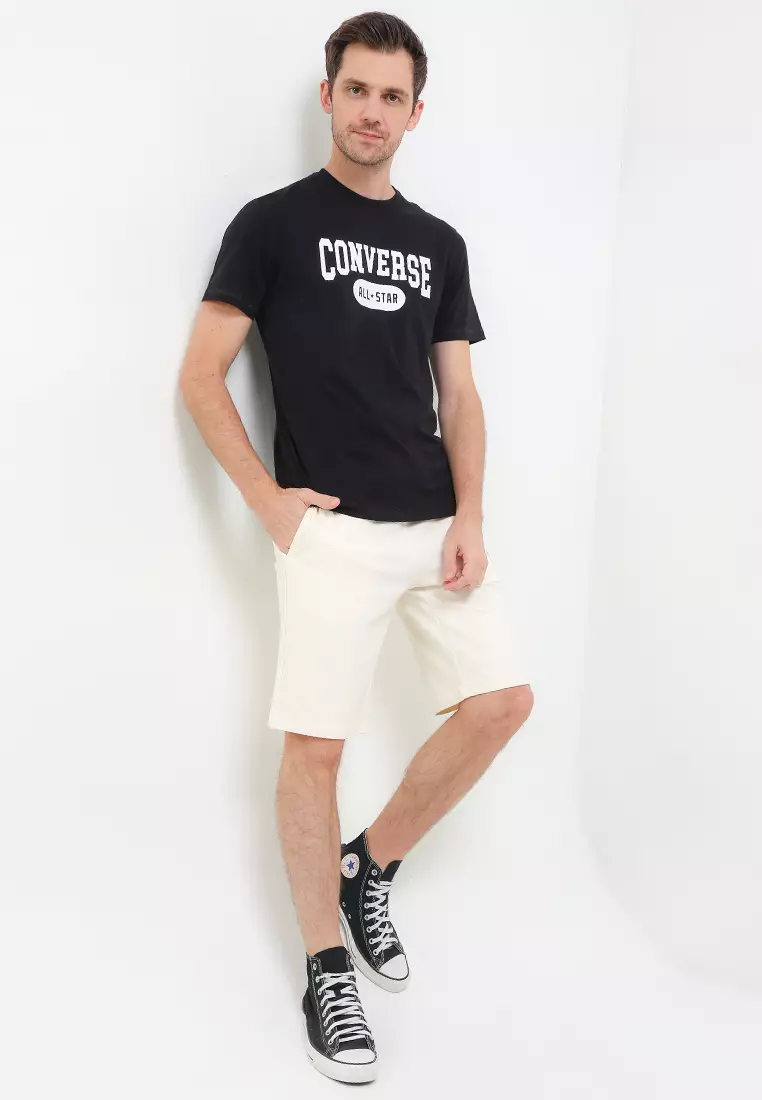 Buy Converse Retro Chuck Logo Center Front Tee 2025 Online | ZALORA ...