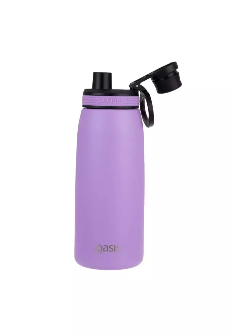 Buy Oasis Oasis Stainless Steel Insulated Sports Water Bottle with Screw Cap 780ML - Lavender ...