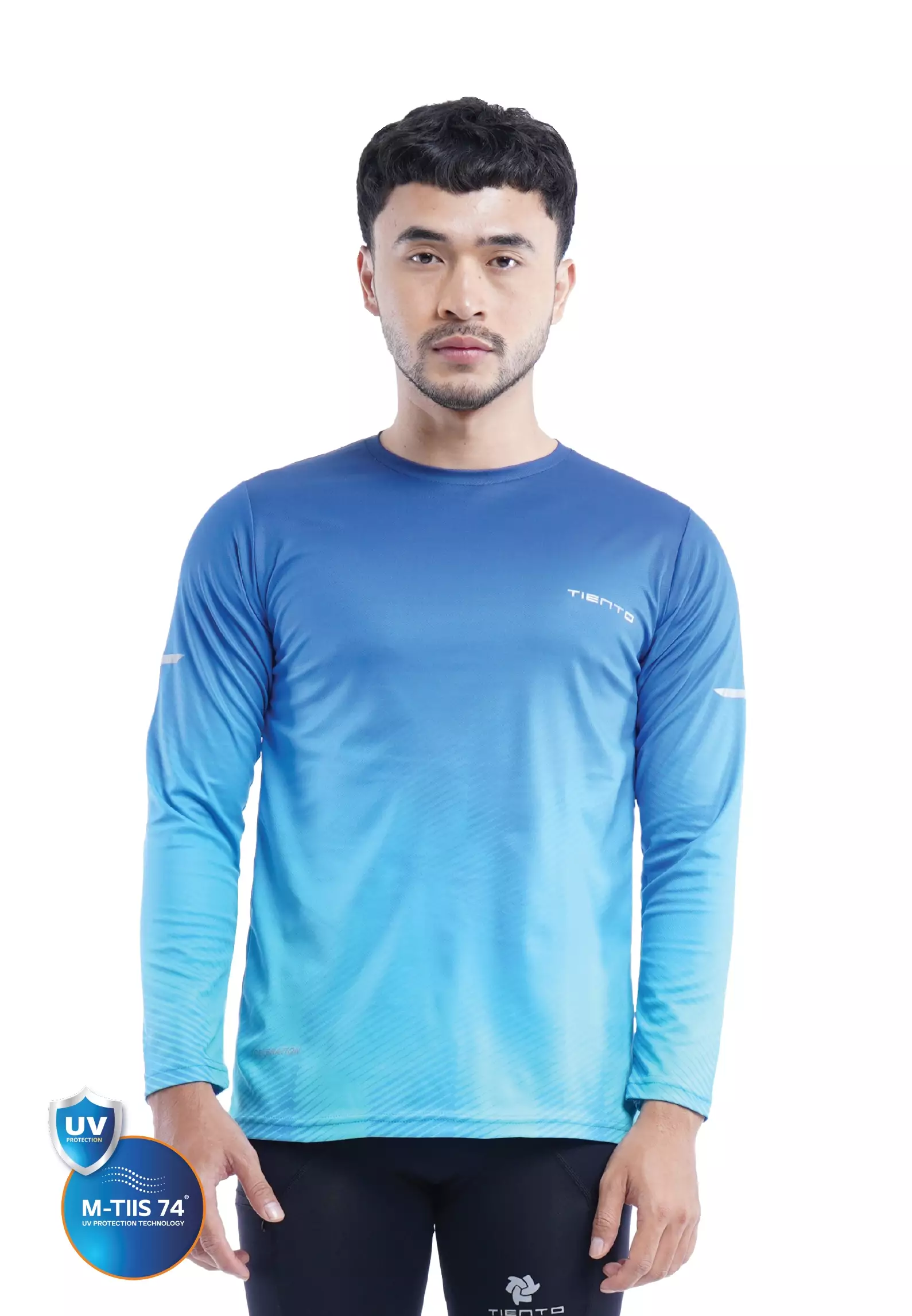 Jual Tiento Tiento Jersey Running Anti UV Baju Olahraga Lari Pria ...