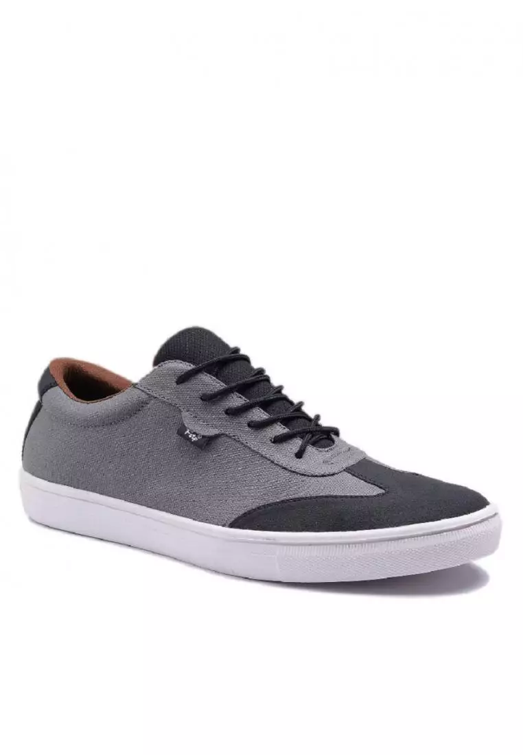 Jual Foot Step Sepatu Sneakers Pria Footstep Footwear - Atom Grey Black ...