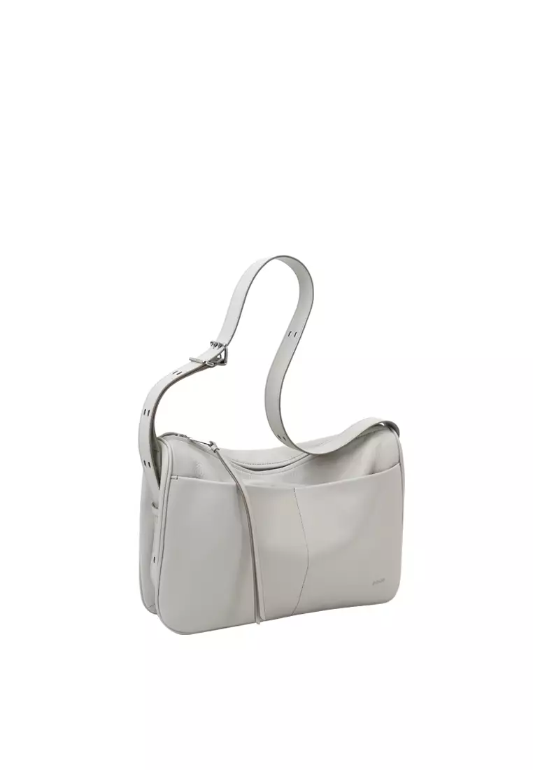 Jual RABEANCO Slip Pockets Shoulder Bag - Light Grey Original 2025 ...