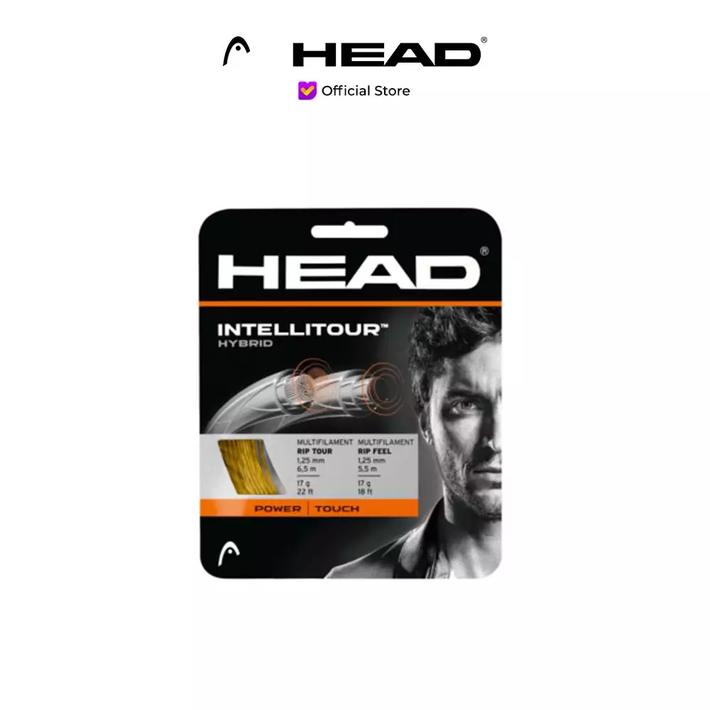 Jual Head HEAD Intellitour Tennis Strings Set 17 Natural 281002 - Senar ...