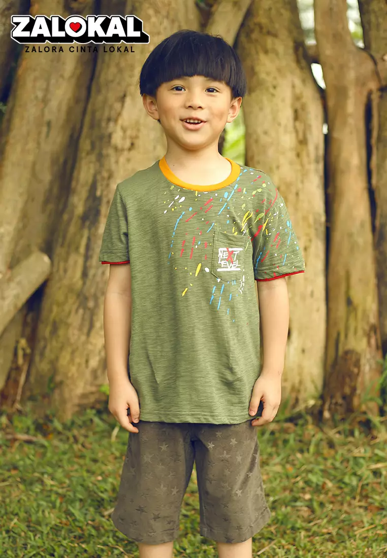 Jual LITTLE X EIGHT Boy Irwan T-Shirt Kids Original 2026 | ZALORA ...