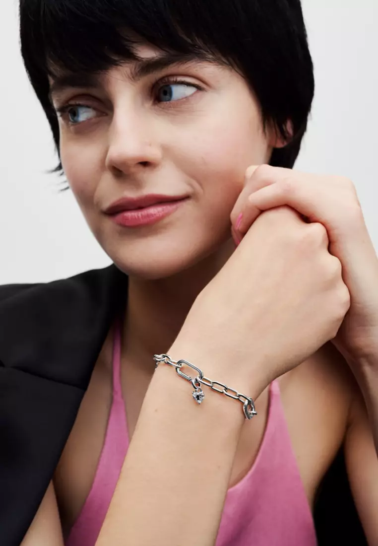 Buy PANDORA Pandora ME Keyhole Heart Mini Dangle Charm Online | ZALORA ...