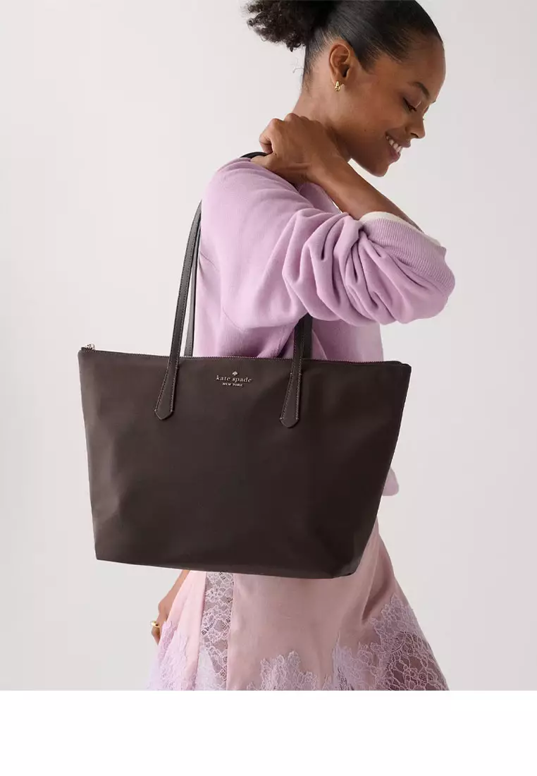 Buy Kate Spade Kitt Nylon Medium Tote Online | ZALORA Malaysia