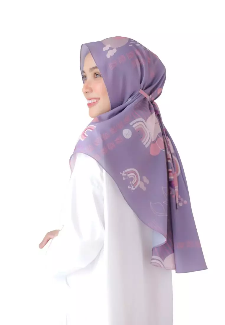 Jual Hijab Wanita Hijab Instan Baiti Rainbow Varian Violetta