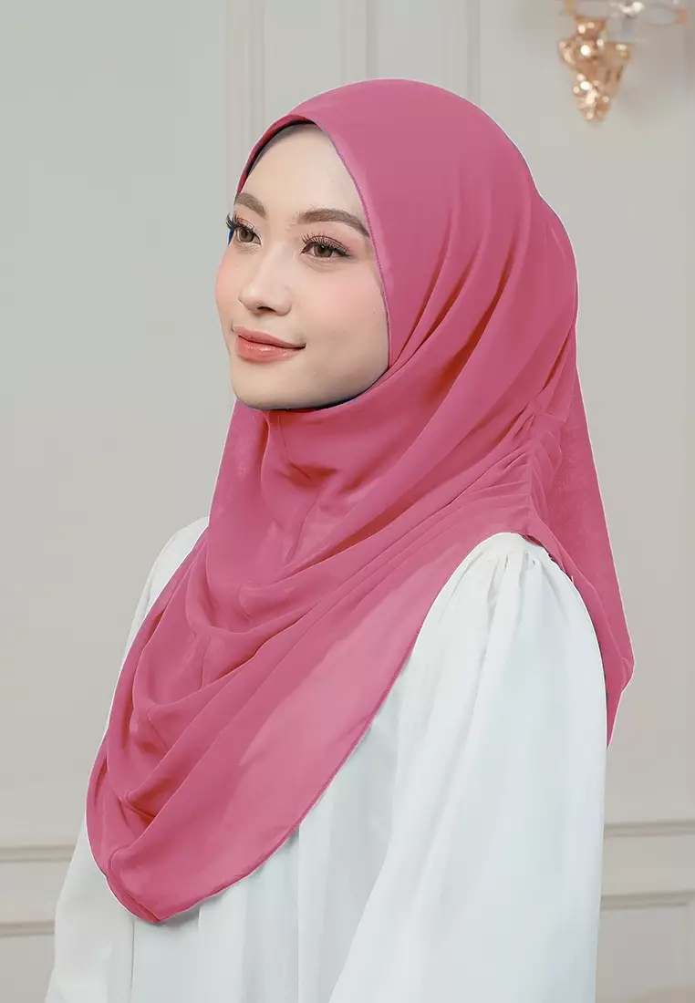 Jual Cantik Kerudung HIJAB INSTAN AURORA - BANDUNG PINK Original 2025 | ZALORA Indonesia