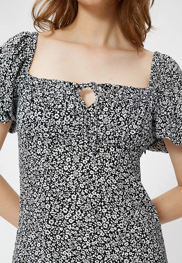 Buy KOTON Viscose Slit Midi Dress 2024 Online | ZALORA Philippines