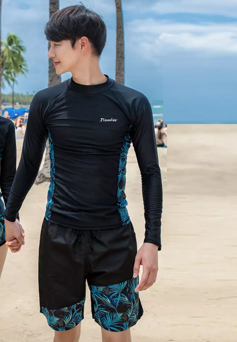 Buy LYCKA LLL3020 Korean Style Men Rash Guard Multi Online | ZALORA ...