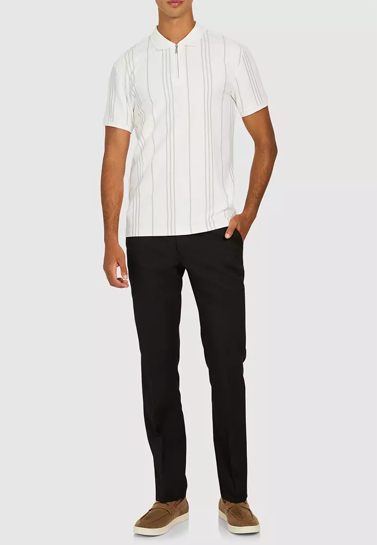 Buy Connor Branson Stripe Smart Polo 2026 Online | ZALORA