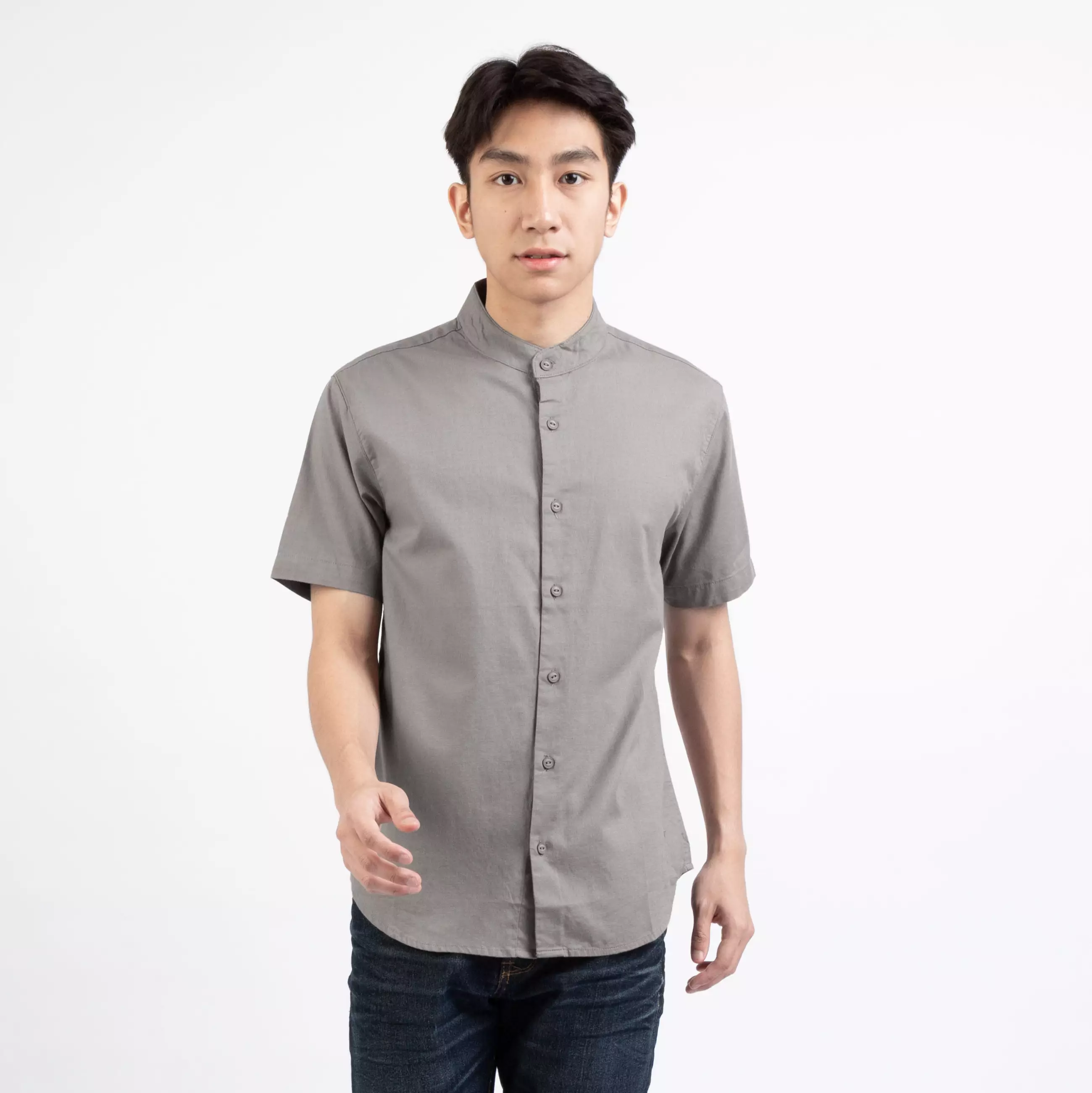 Jual TRIPLE TRIPLE Kemeja Lengan Pendek Slim Fit (SS MC 508 WHT ...