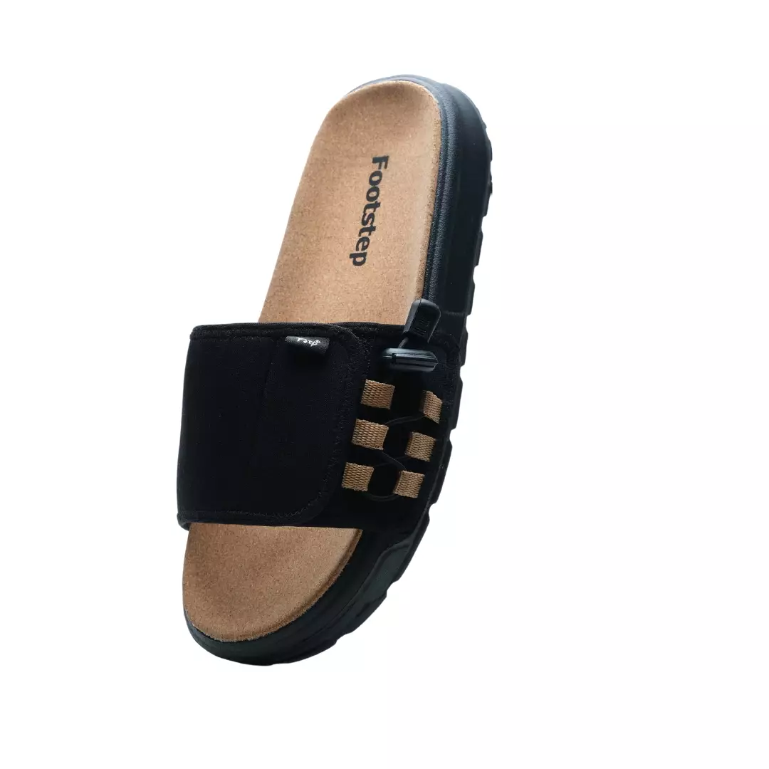 Jual Foot Step Footstep Footwear Sandal Pria Slide Salvio Tan Original ...