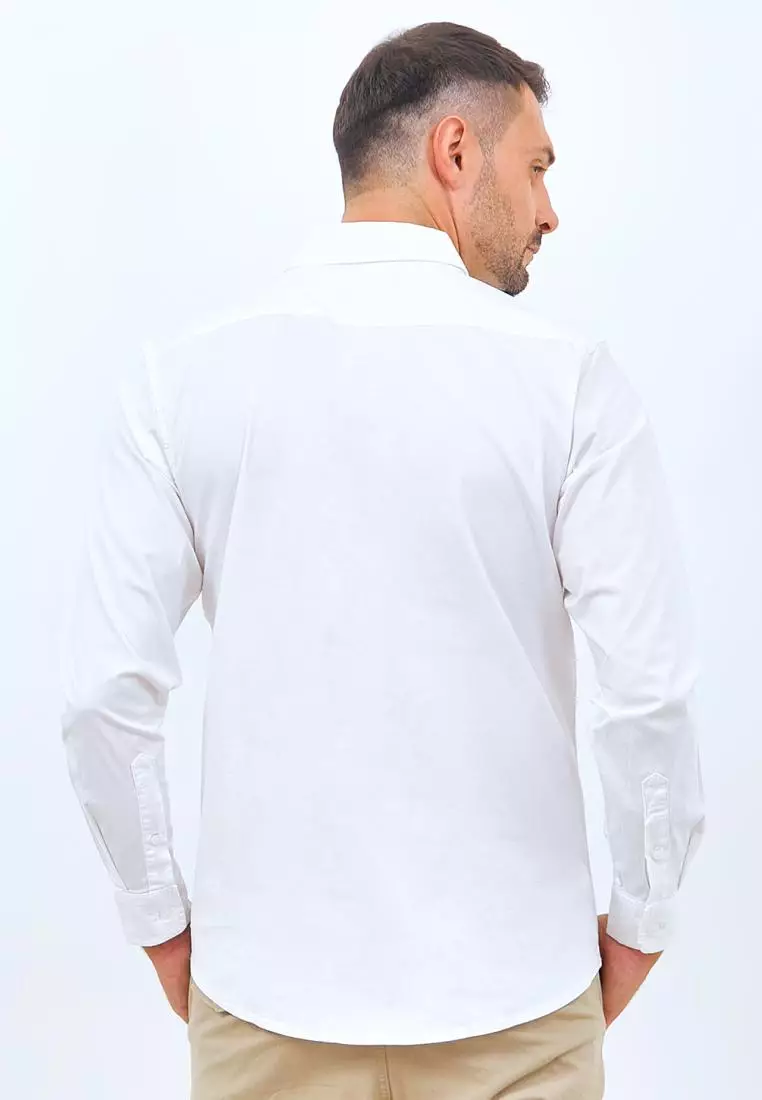 Jual Emba Classic Emba Classic Phantom White Plain Shirt Original 2025 ...