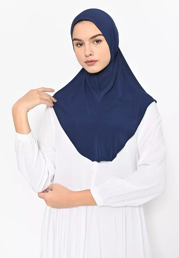 Jual My Daily Hijab Maisa Hijab Sporty Navy Original 2025 | ZALORA Indonesia