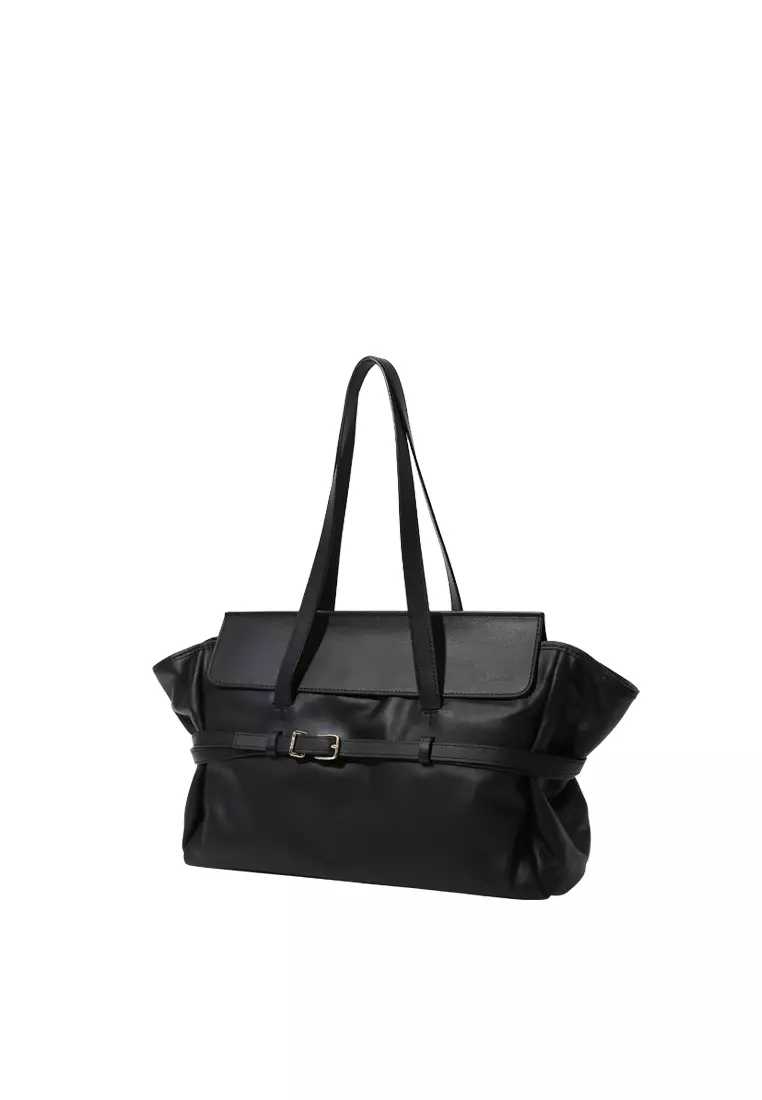 Buy RABEANCO YANI Belt Tote Bag Large - Black 2026 Online | ZALORA ...