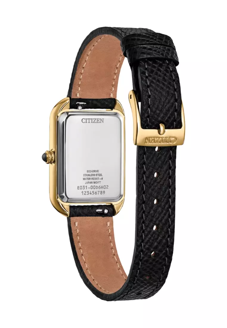 Buy Citizen Citizen Black Dial Black Calf Leather Band Dress Classic ...