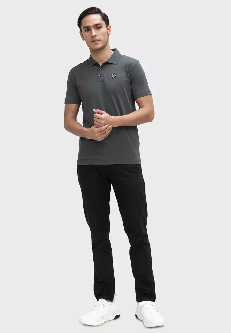 Jual EA7 Emporio Armani CORE SHIELD POLO SHIRT Original 2025 | ZALORA ...