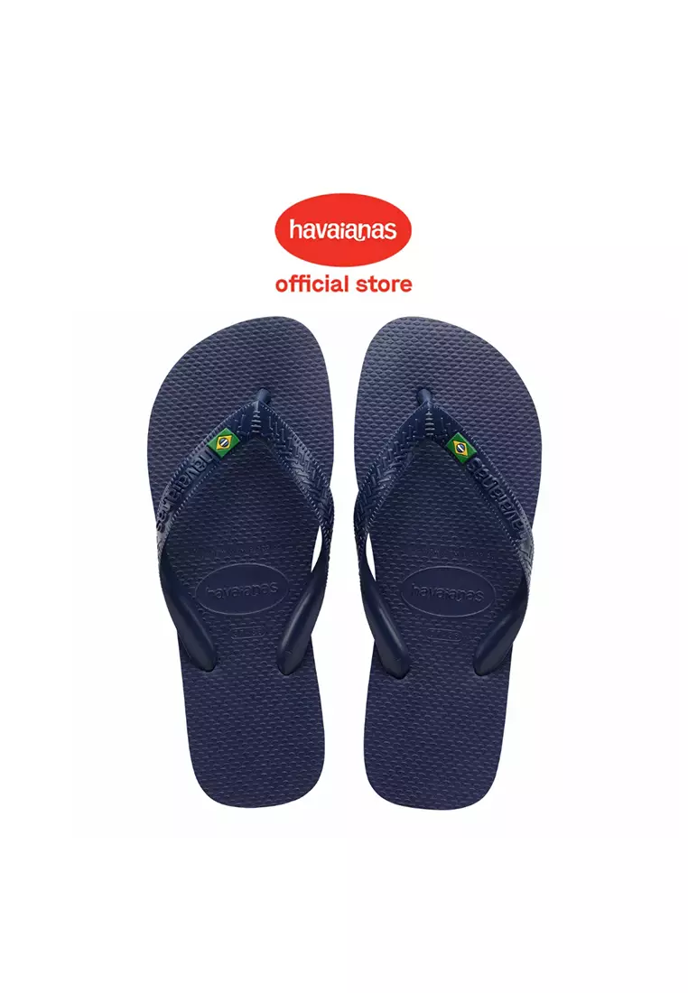 Jual Havaianas [ONLINE EXCLUSIVE] Brasil FC 0555-Navy Blue Original ...