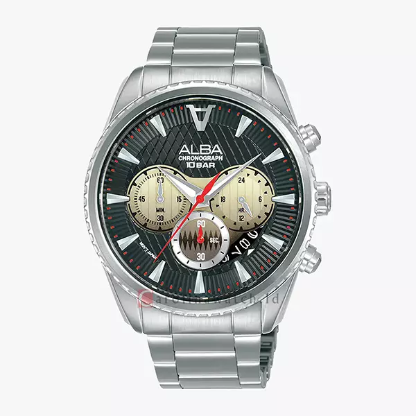 Jual Alba Jam Tangan Pria Alba Chronograph Original AT3J15 Strap ...