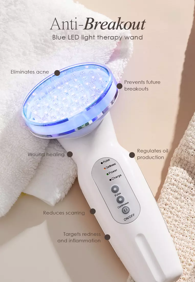 Buy Project E Beauty Blue LED+ | Acne Light Therapy Wand Online | ZALORA Malaysia