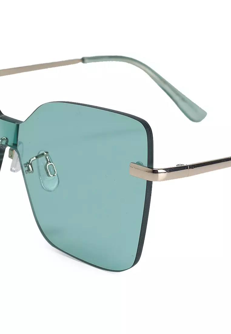 Jual ALDO Romashin Rimless Square Sunglasses Original 2025 | ZALORA ...