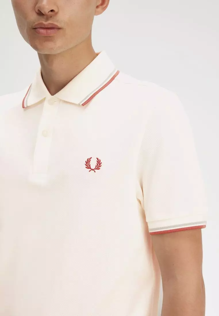 Buy Fred Perry Fred Perry M3600 Twin Tipped Fred Perry Shirt (Light ...