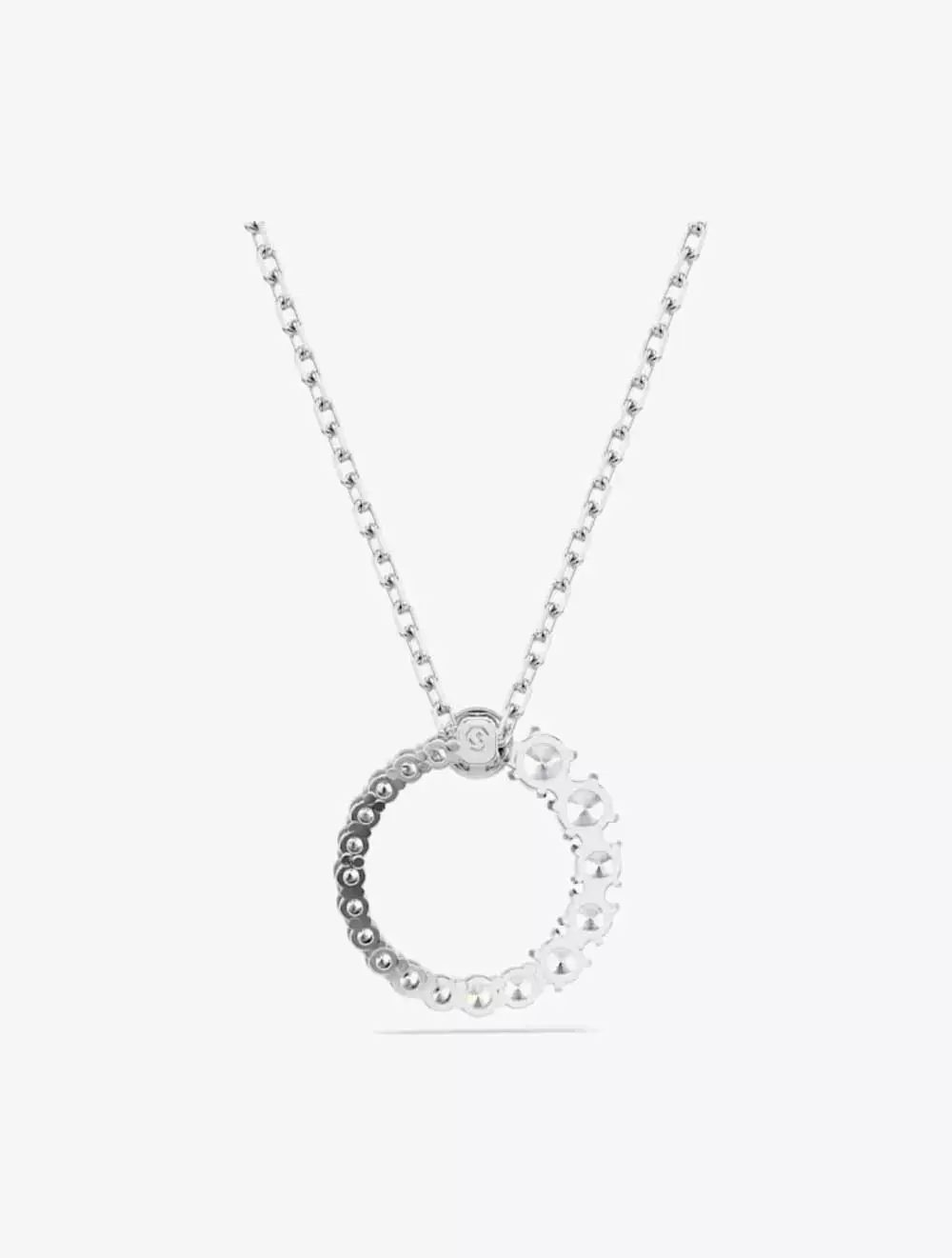 Jual Swarovski Matrix Pendant, Crystal Pearl, Round Cut, White, Rhodium ...