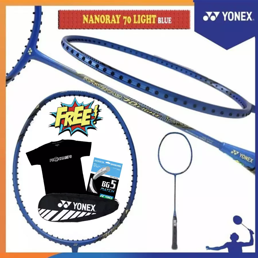 Jual YONEX 2021 NEW COLOR YONEX NANORAY 70 LIGHT RAKET BADMINTON ...
