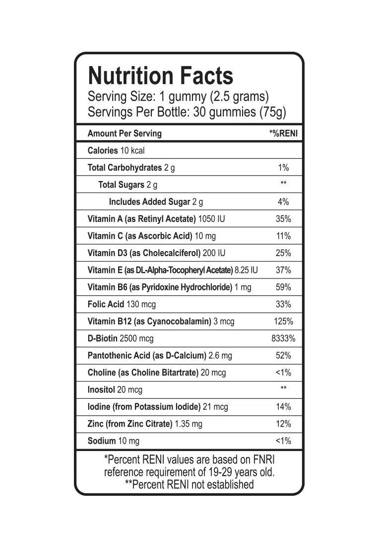 Buy WELLSPRING Biotin Gummies 30s 2025 Online | ZALORA Philippines