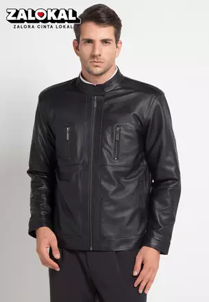 Jaket Kulit Pria Terbaru Up to 45% - ZALORA