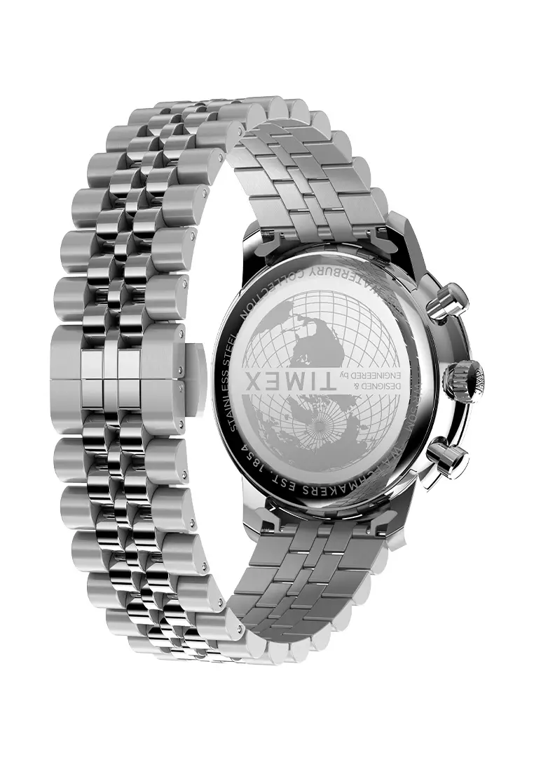 Buy Timex Timex Waterbury Metropolitan Silver Stainless Steel Analog ...