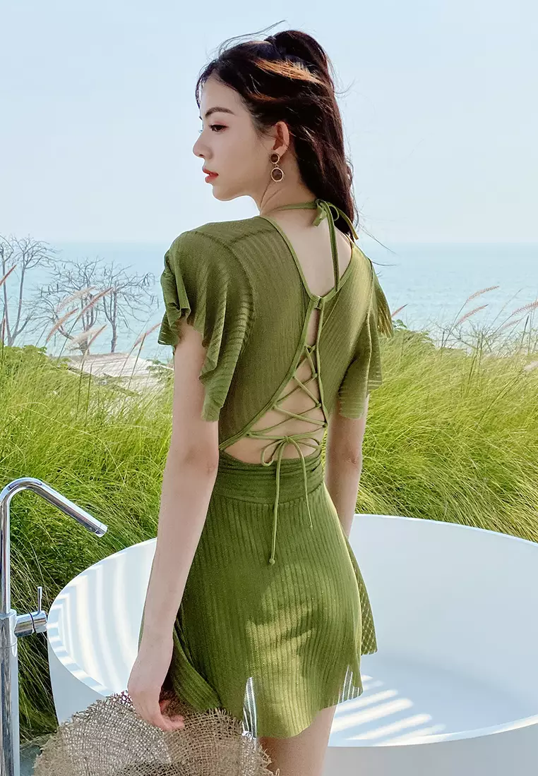 Buy Zitique Sexy Tulle One Piece Swimsuit 2024 Online Zalora Philippines