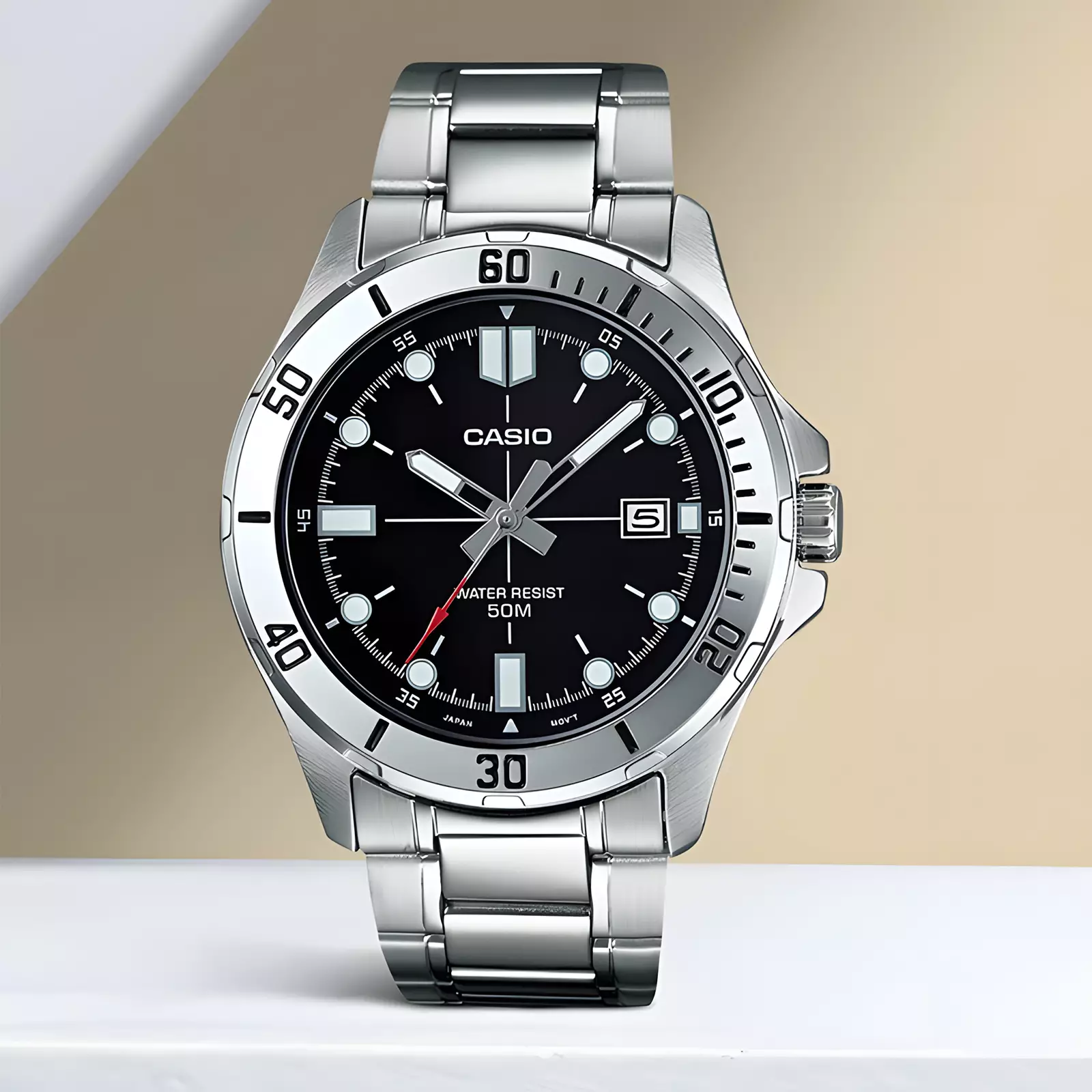 Jual Casio Casio - Jam Tangan Analog Pria - Male Analog Watches - Black ...