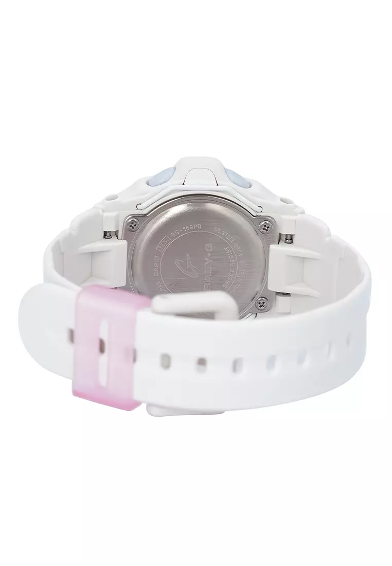 Jual Baby-G Casio Baby-G - Jam Tangan Digital Wanita - White - Resin Strap - BG-169PB-7D ...