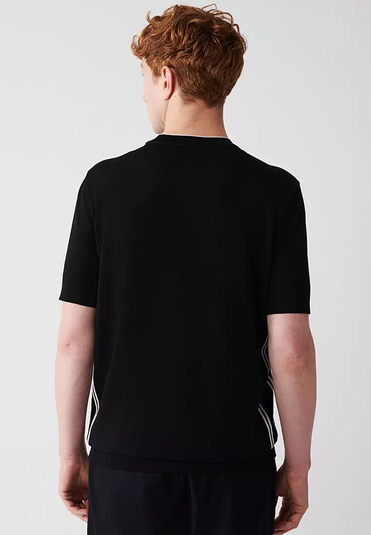 Buy Avva Striped Side Knitted T-Shirt 2025 Online | ZALORA Philippines