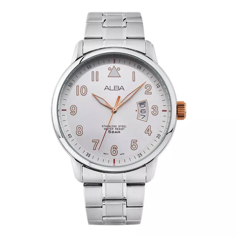 Jual Alba [RAMADHAN SALE] Jam Tangan Pria Alba AS9B21X1 Men Silver Dial ...