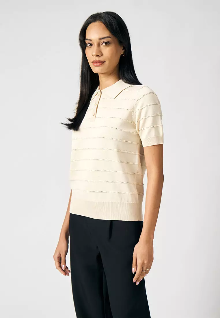 Buy MEMO Textured Polo Online | ZALORA Malaysia