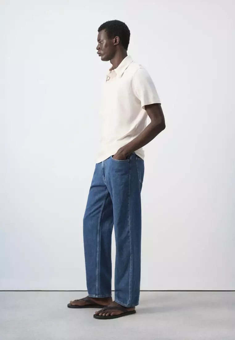 Buy MANGO Man Plain 100% Cotton Polo Shirt 2026 Online | ZALORA