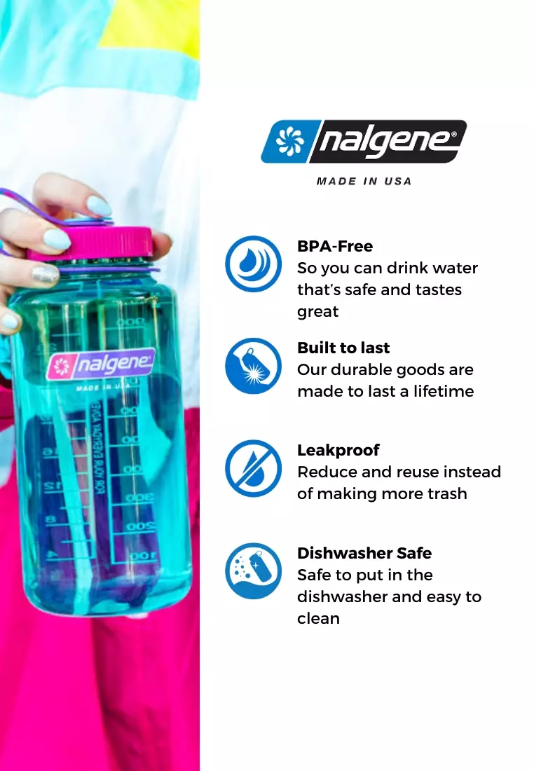 Buy Nalgene Nalgene Wide Mouth Water Bottle 53mm Loop-Top Cap (Fits ...