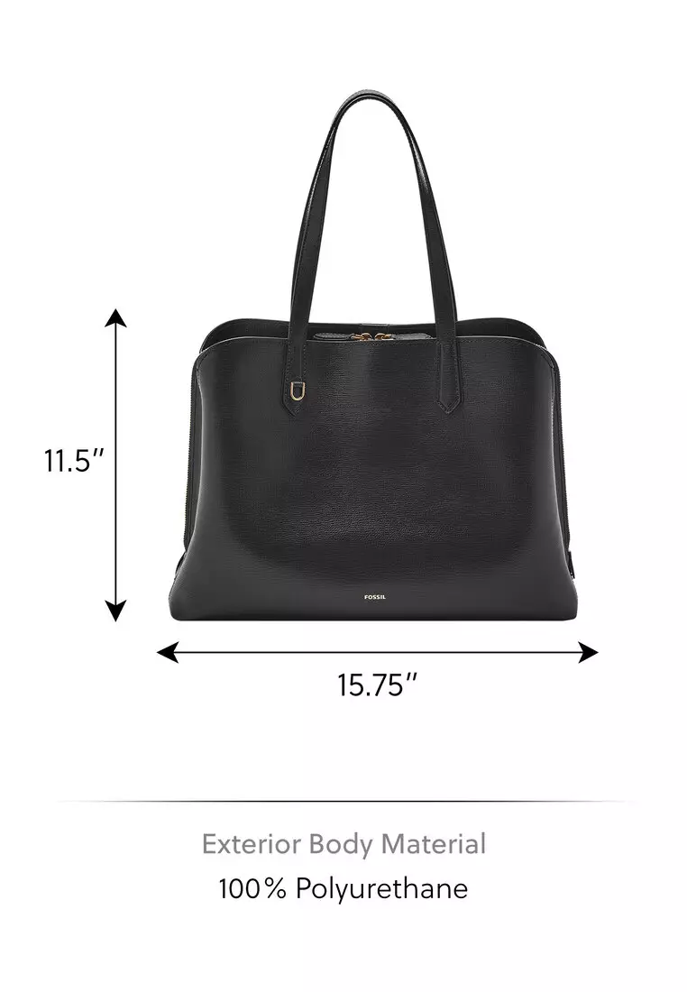 Buy Fossil Fossil Women's Wren Totes ( SHB3175001 ) - Black Leather ...