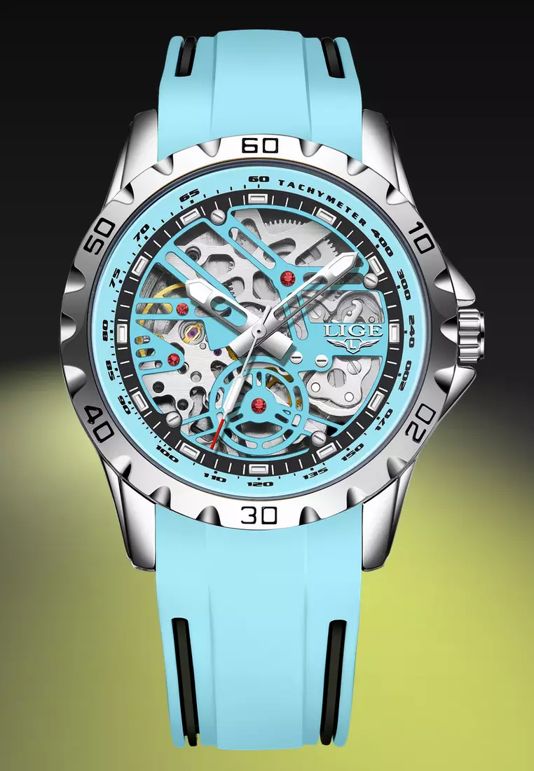 LIGE Automatic Unisex Diver's Stainless Steel Self-winding Watch, see ...