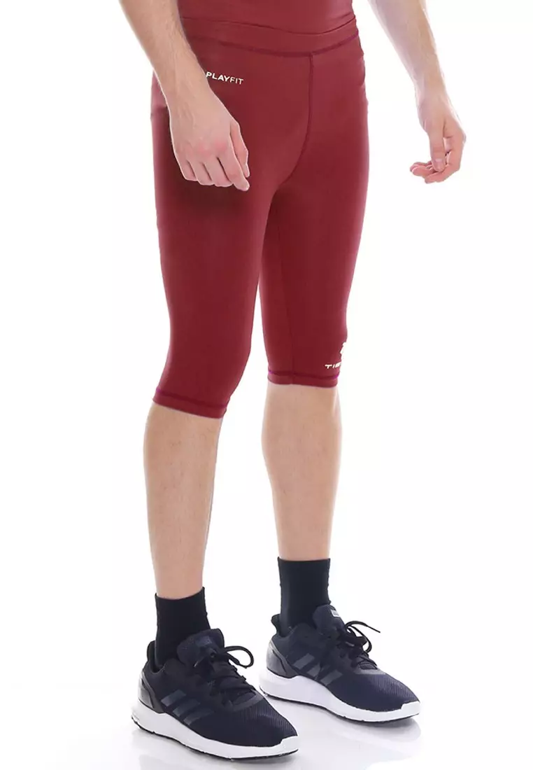 Jual Tiento Tiento Man Compression Half Pants Maroon Celana Legging ...