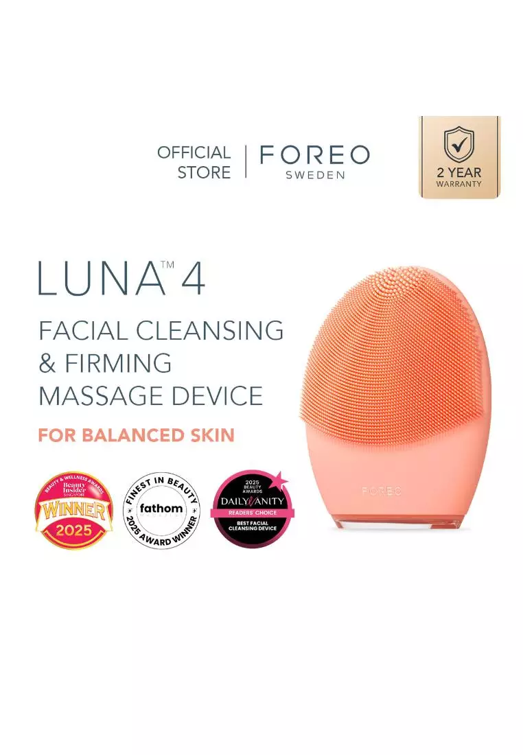 Buy FOREO FOREO LUNA 4 Smart Facial Cleansing & Firming Massage Device ...