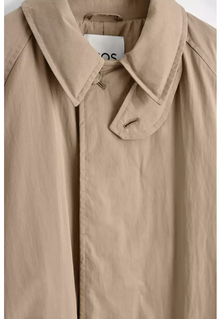 COS PADDED BELTED FUNNEL-NECK COAT 2025 | Buy COS Online | ZALORA Hong Kong