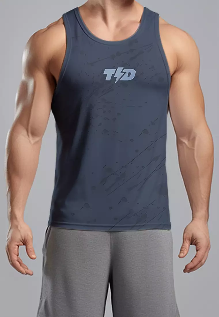 Jual TD Active MSA36 Muscle Tank Top Pria Gym Lari Crossfit SuperAirDry ...