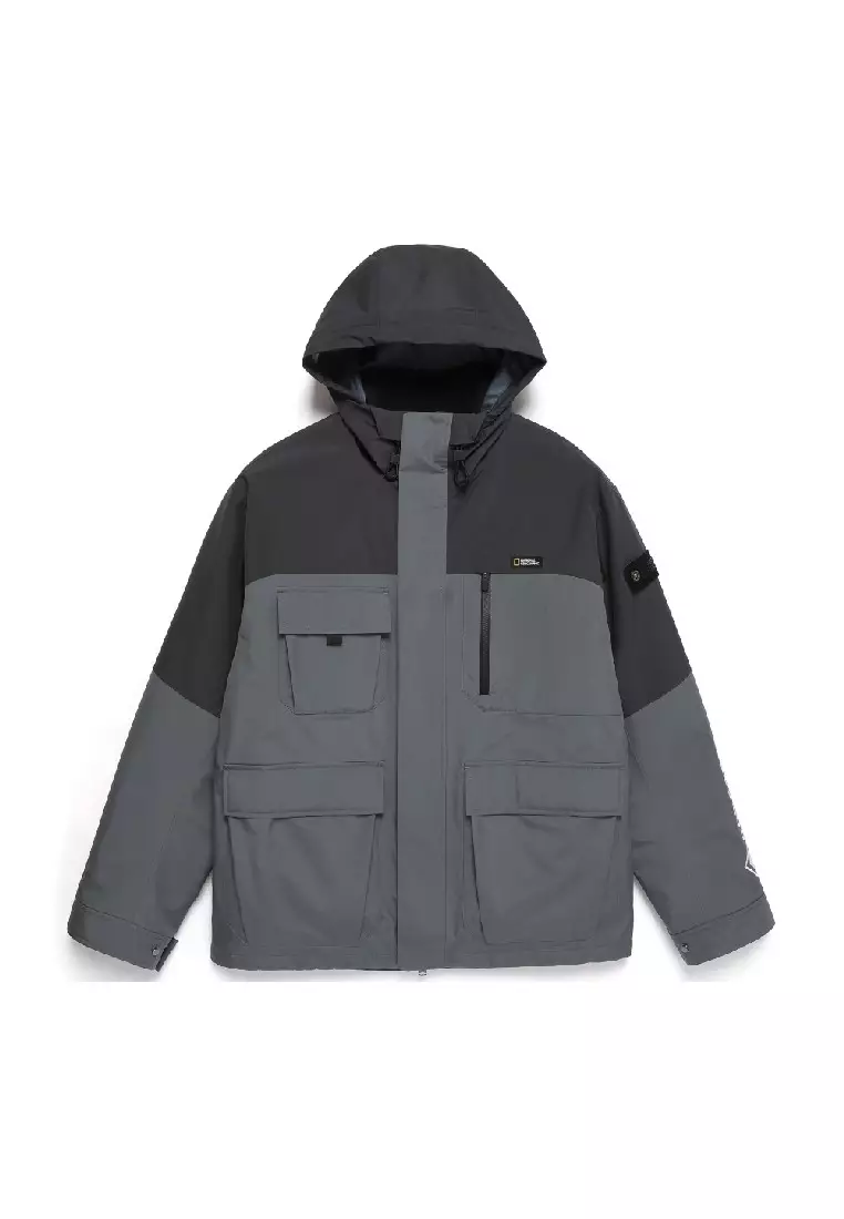 National Geographic Unisex 3-in-1 GORE-TEX Color Block Down Jacket 2025 ...