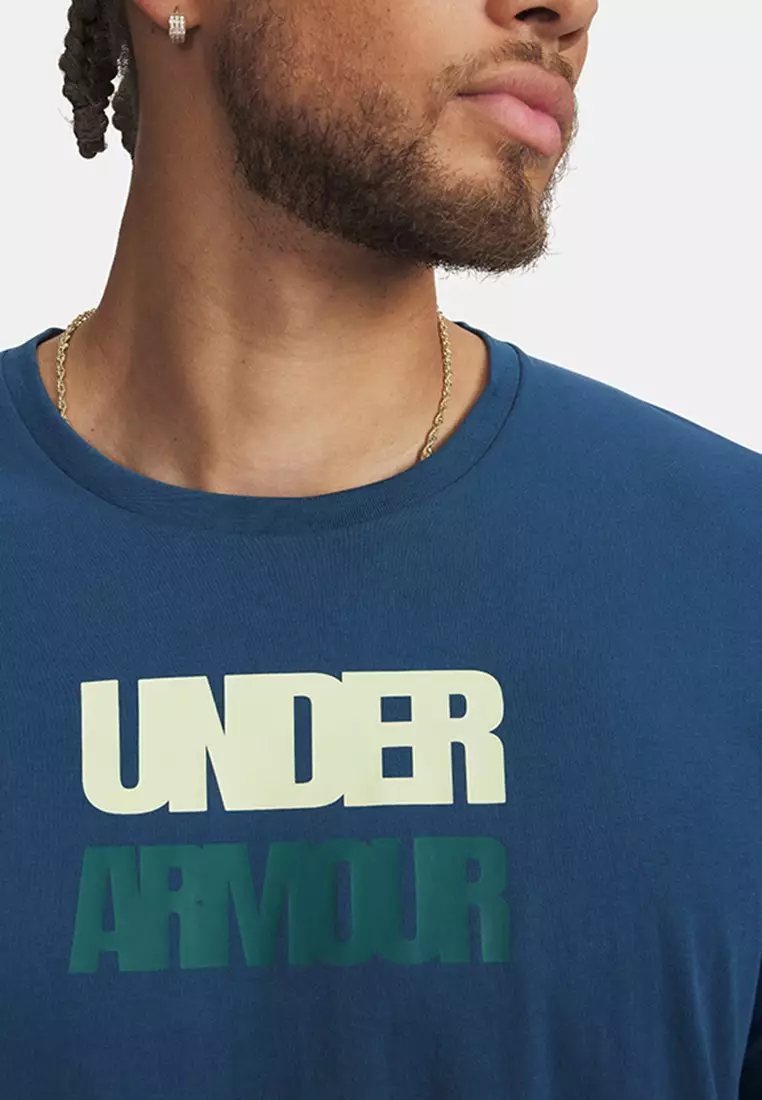 Buy Under Armour Block Logo Short Sleeve Tee 2026 Online | ZALORA